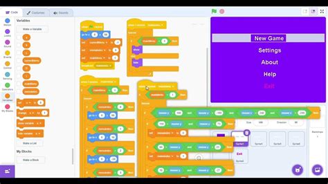 Create Simple Game Introduction Bar In Scratch 3 Create Menu Bar For