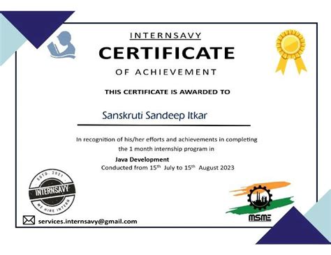 Sanskruti Itkar On Linkedin Internshipcompletion Internsavy 10 Comments