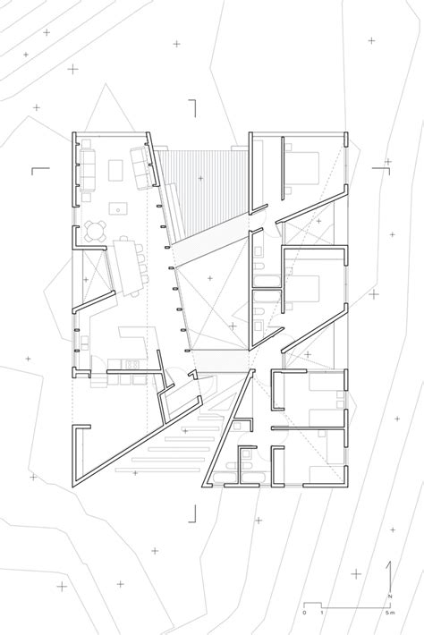 Gallery Of Forest House Triangular 17 Modelos De Arquitectura Diagramas De Arquitectura