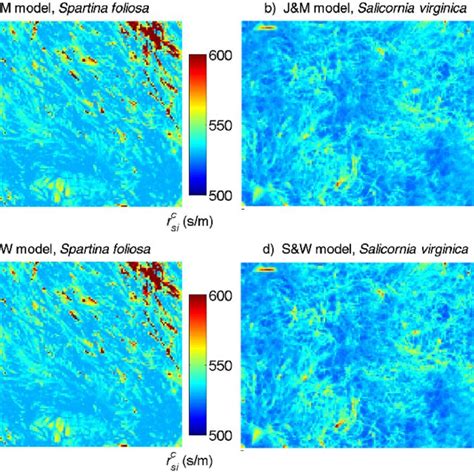 Spatial Variability In Estimated Canopy Surface Resistance R C Si Download Scientific