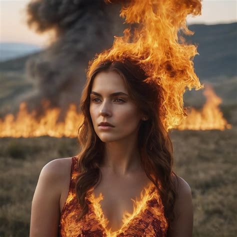 Atmospheric Fire Girl Images Free Download On Freepik