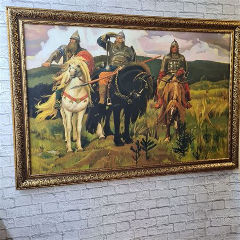 Купить картину Богатыри Васнецов Виктор в Киеве доступная цена в Украине фото описание