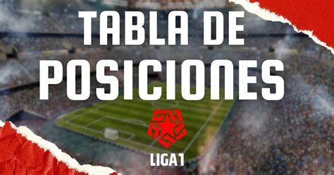 Tabla De Posiciones Liga 1 Perú Del Torneo Clausura Y Acumulada
