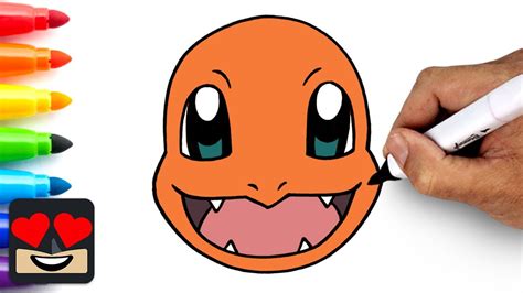 How To Draw Charmander Step By Step Art Lesson For Beginners YouTube