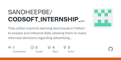 github sandheepbe codsoft internship sales prediction using python they utilize machine