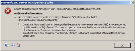 SQLCoffee Microsoft SQL Server Error 950