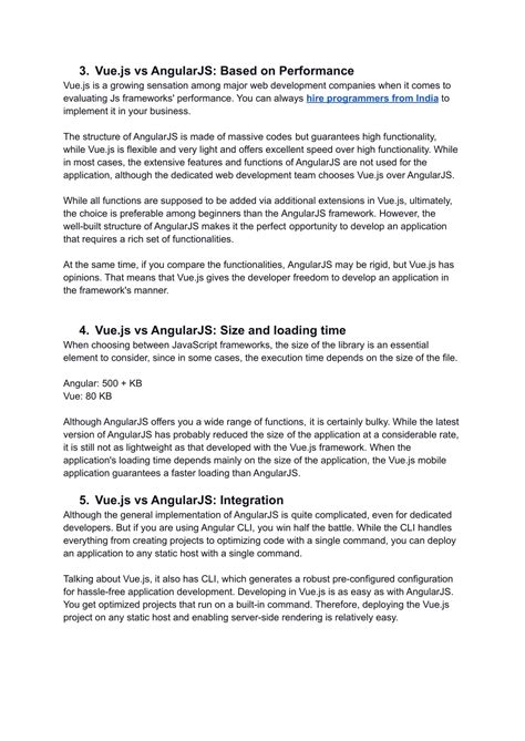 Ppt Vuejs Vs Angularjs Development In 2021 Side By Side Comparison