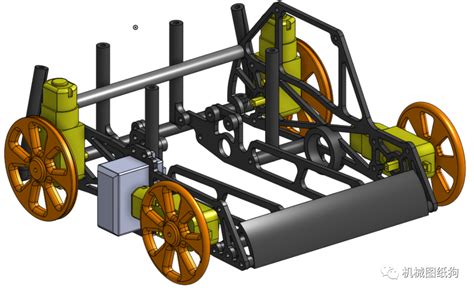 【机器人】minifrc7 Lowrollers比赛机器人车3d图纸 Step格式 机器人 Solidworks 仿真秀干货文章