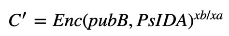 Homomophic Encryption And Unlinkable Pseudoid In 12 Lines Of Python