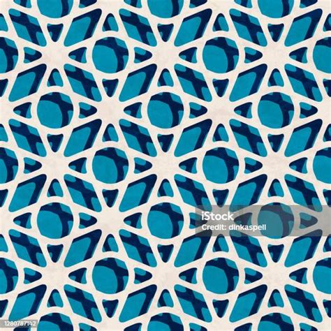 추상 기하학적 패턴 파란색과 크림 흰색 으로 디자인 질감 매끄러운 벡터 일러스트 낡은 사진 효과 사진 효과에 대한 스톡 벡터 아트 및 기타 이미지 낡은 사진 효과 사진