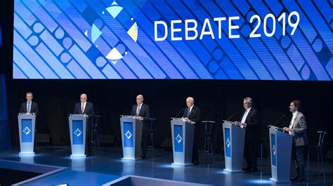 40 Fotos Del Primer Debate Presidencial De 2019 Infobae