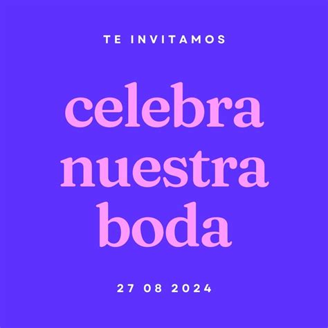Plantillas Para Invitaciones De Boda Gratis Canva