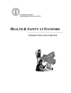 Fillable Online HEALTH SAFETY AT STANFORD Stanford University Fax Email Print PdfFiller