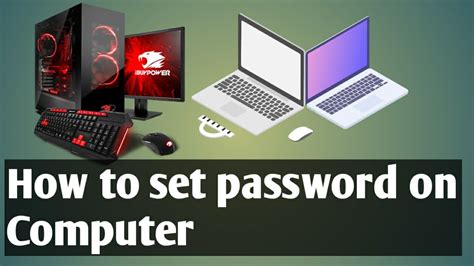 How To Set Password Computer Hindi Youtube