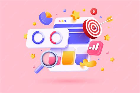 Premium Vector Modern 3d Illustration Of Data Analysis Concept