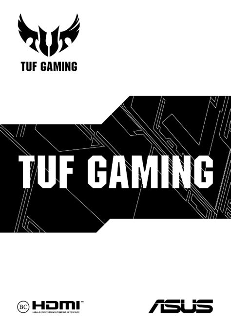 User Manual Asus Tuf Gaming Fx English Pages