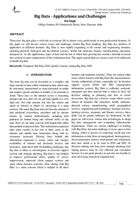 Pdf Big Data Applications And Challenges