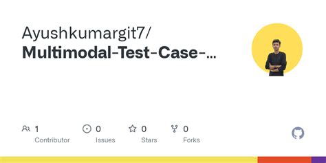 GitHub Ayushkumargit Multimodal Test Case Generator