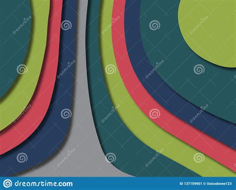 3d Abstract Background With Paper Cut Shapes Abstract Paper Carve Template Background For Book