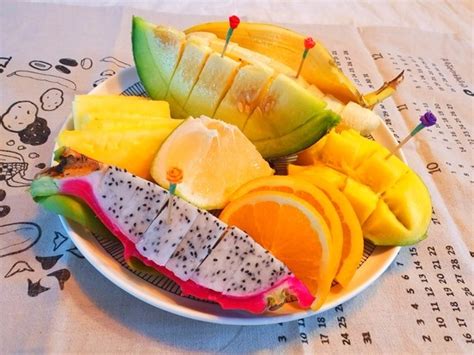 열대과일 플레이팅 And 과일 예쁘게 자르기