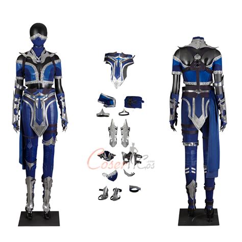 Kitana Costume Mortal Kombat 1 Cosplay Halloween Full Set