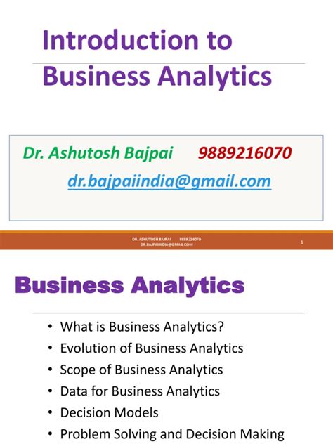 Business Analytics Unit I Pdf Analytics Level Of Measurement