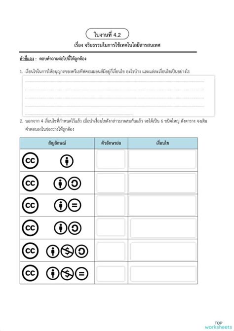 ใบงาน Coding อนุบาล Interactive Worksheet Topworksheets