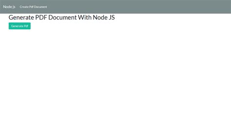 Node Pdf Generator Codesandbox