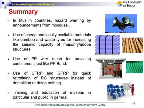 Earthquake Mitigation Plan And Measures Pptx First Aid Injuries