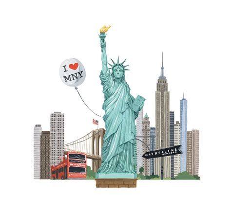 Maybelline 메이블린 뉴욕 달력 일러스트 By Gynree긴리 일러스트레이션 일러스트레이션 모션 그래픽 뉴욕
