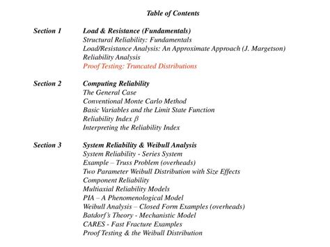 weibull analysis and parameter estimation for ceramic reliability ppt