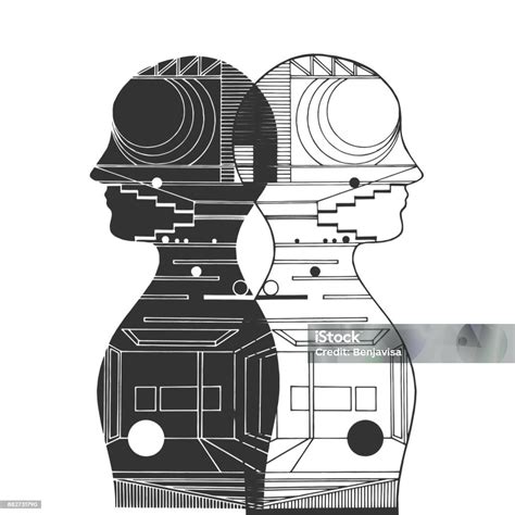 추상 배후 생각 세계 우주 안에 당신의 마음 정신 손으로 그린 벡터 디자인 일러스트 레이 션 3차원 형태에 대한 스톡 벡터 아트 및 기타 이미지 Istock