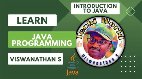 Java Programming Lecture 1 Introduction To Java தமிழ் Youtube