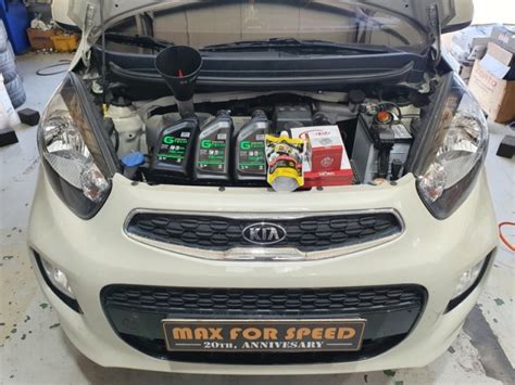 구미엔진오일교환 맥스포스피드 기아 올뉴모닝 Gtech Smart 5w20 100프로 합성유교환 잔유제거 루프로맥스ea주입 불스원5중향균필터교환 네이버 블로그