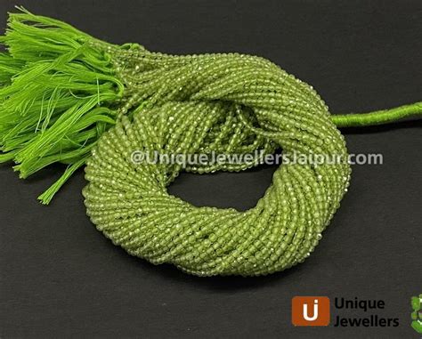Peridot Micro German Cut Beads