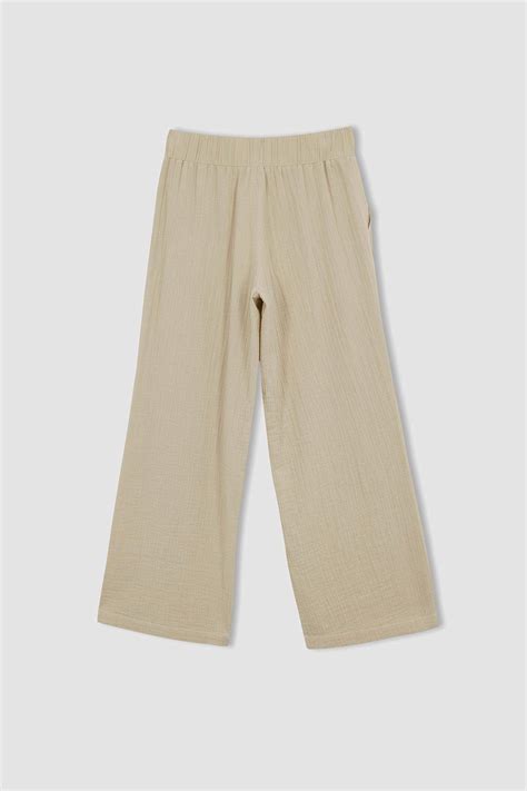 فيزون نساء بنطلون وايد ليج 2729884 Defacto