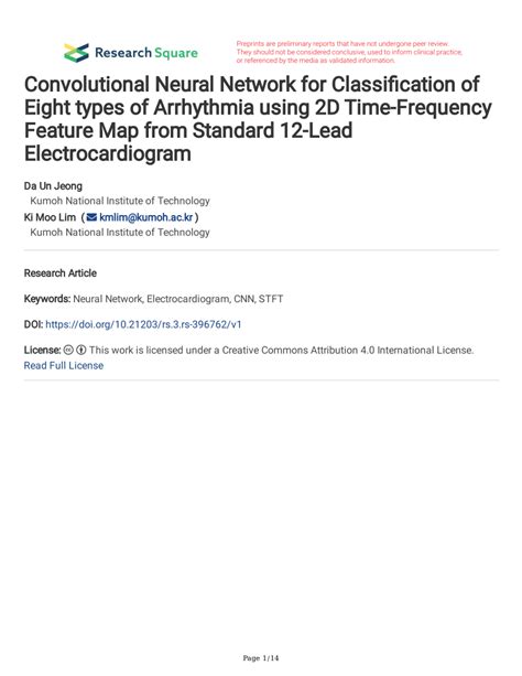 Pdf Convolutional Neural Network For Classification Of Eight Types Of