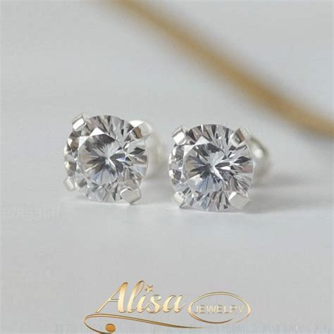 Сережки гвоздики зі срібла в Україні купити срібні сережки пусети ціна від Alisa Jewelry