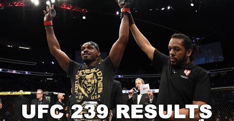 Ufc 239 Results Jon Jones Vs Thiago Santos Live Stream Play By Play
