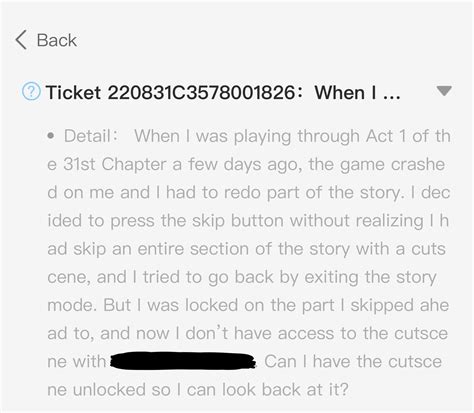 How Can I Retrieve A Missing Cutscene From The Latest Chapter The Team