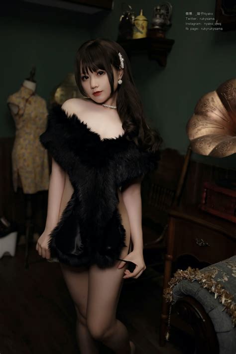 nyako喵子 黑旗袍65p2v 本子云