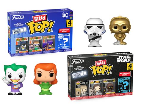 New Funko Bitty Pop Star Wars And Dc Collections Debuts