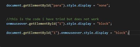 Html How To Display A Divelement On Mouse Hover Using External