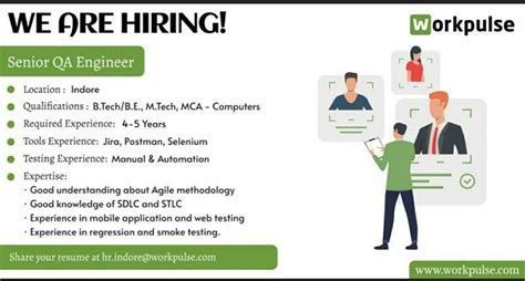 Apurva Harne On Linkedin Workpulse Llc Is Hiring Senior Qa Engineer