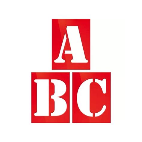 Gabarito Letra Vazada Letras E Algarismos 75 Mm Compactor Papelaria