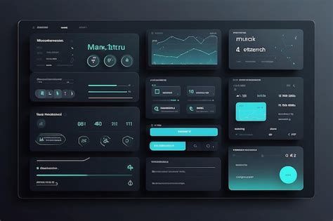 User Interface Mockup Premium AI Generated Image