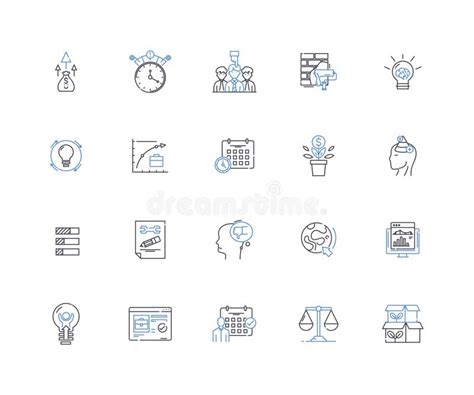 Diagnosis Feedback Line Icons Collection Evaluation Response