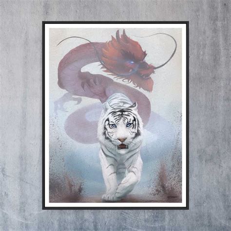 Tiger Vs Dragon Drawings