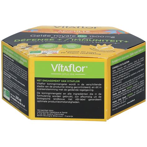 Vitaflor Koninginnengelei Bescherming Plus 1500mg 20 St - Farmaline