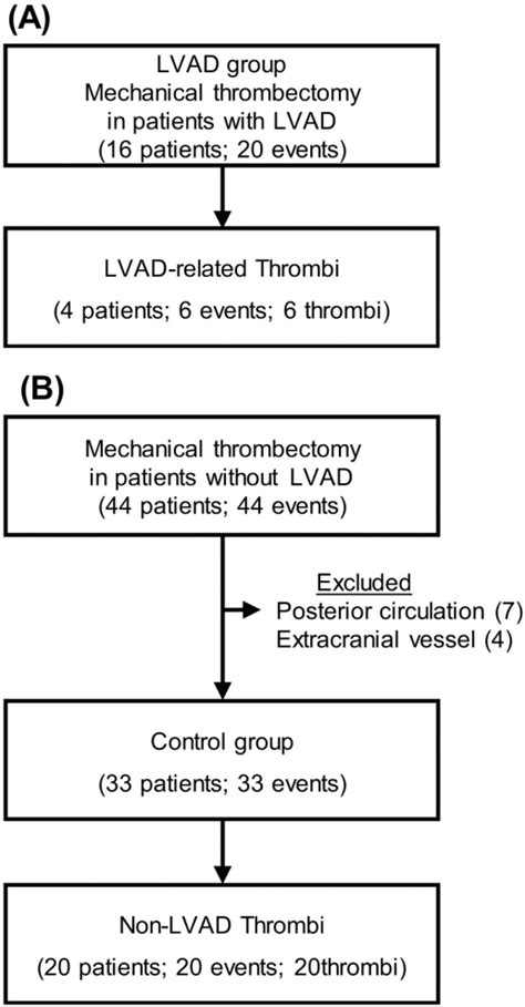 Patient Selection Flowchart A LVAD Group B Control Group LVAD Download Scientific Diagram